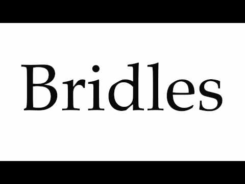 How to Pronounce Bridles