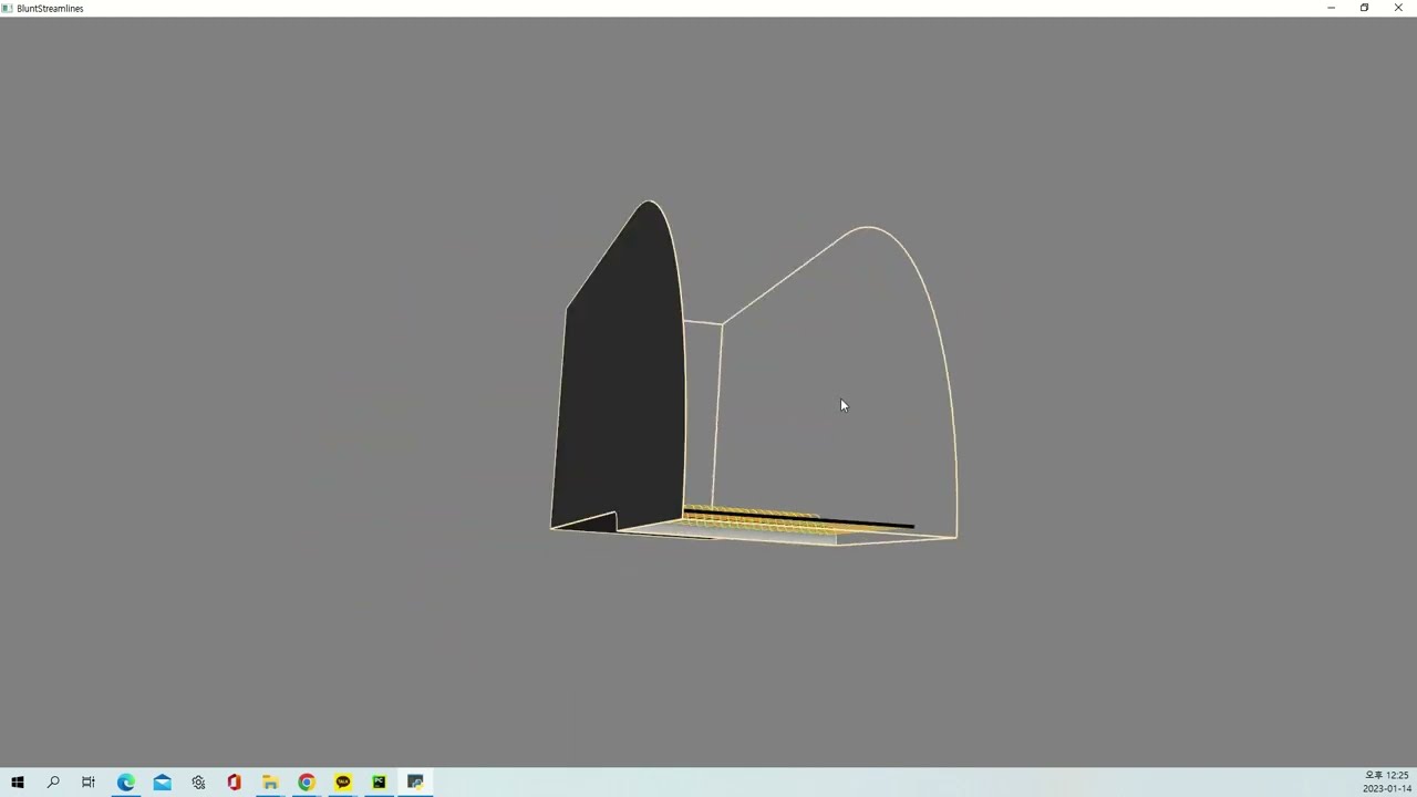 VTK Python Example - BluntStreamlines