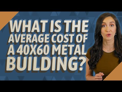 What is the average cost of a 40x60 metal building?