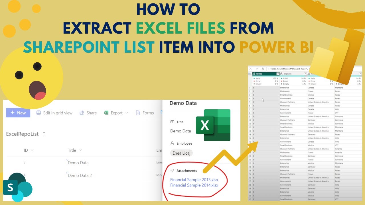 How to Extract Excel from SharePoint to Power BI