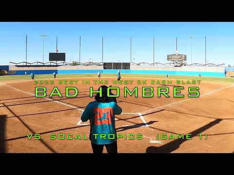 Bad Hombres vs. SoCal Tropics 2022 Men's D USSSA Best in the West 2k Cash Blast Game 1