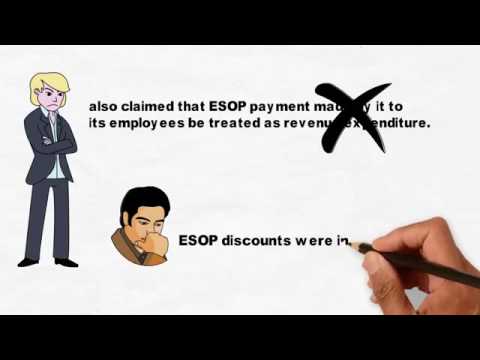 ESOP payments held revenue expenditure as they business purpose