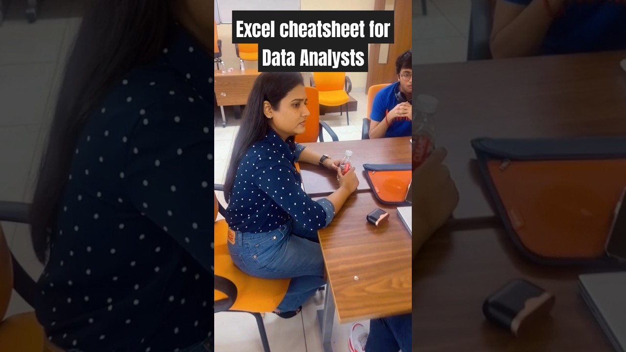 Excel cheatsheet for Data Analysts