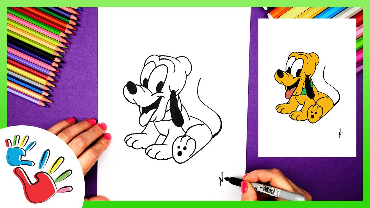 How to Draw Baby Pluto | Easy Step-by-Step Tutorial for Kids