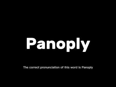 How to Pronounce Panoply Correctly | English Pronunciation Guide