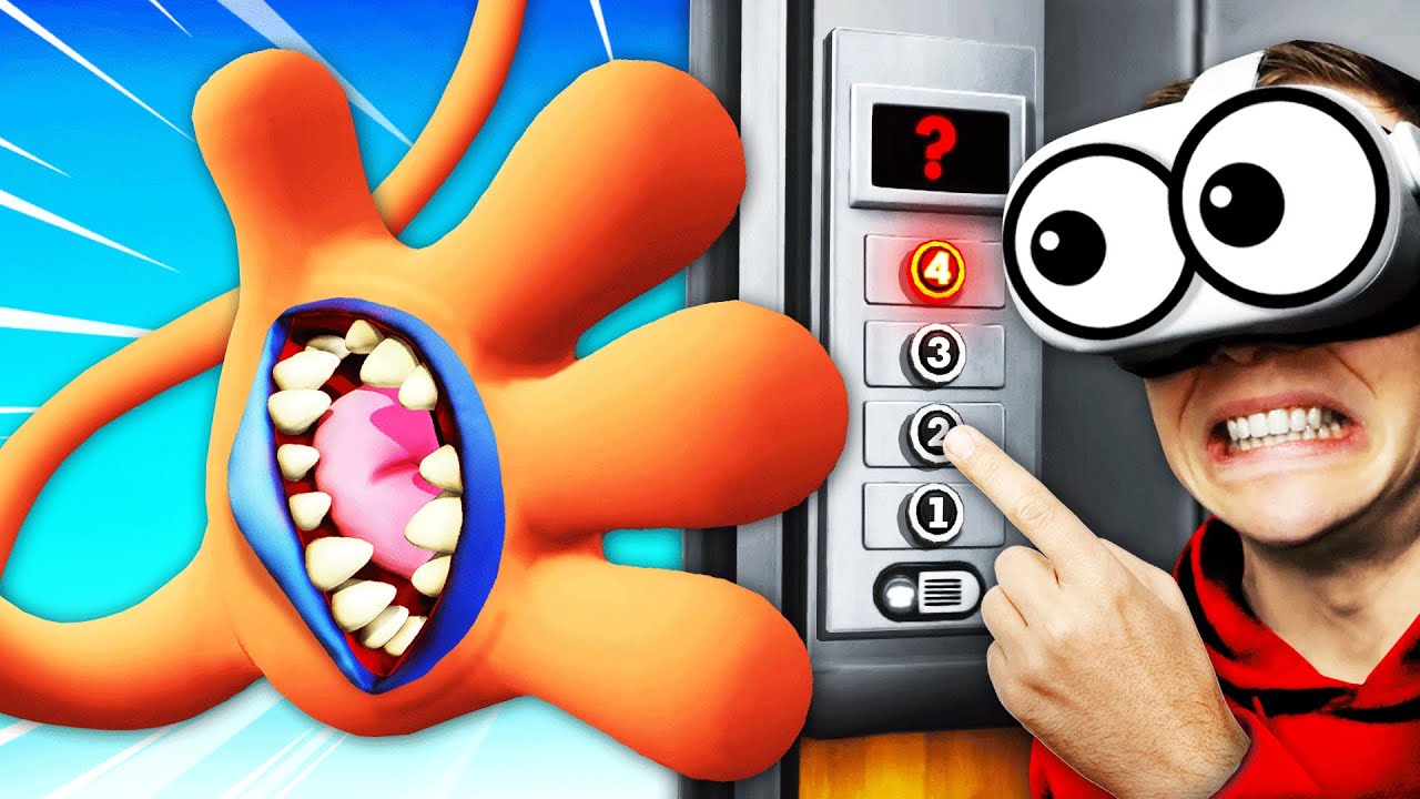 Unlocking SECRET HANDS In VR ELEVATOR