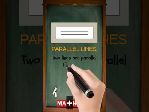 What is Parallel Lines? | Easy Definition in 30 Seconds | MATHalino123