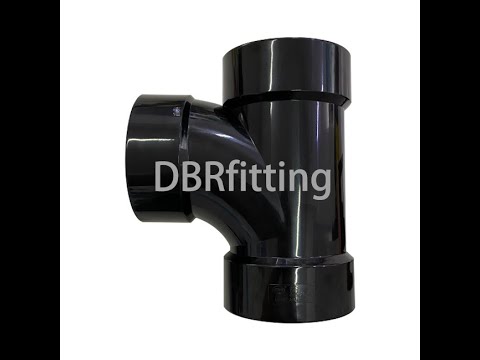 DBRfittings' 4 Inch Sanitary Tee ABS Pipe Fittings Plumbing Tools Plumbing Equipment #abs #tools