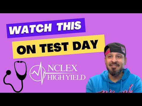 WATCH THIS ON THE DAY OF YOUR NCLEX!