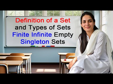 Definition of a Set and Types of Sets Finite Infinite Empty Singleton Sets
