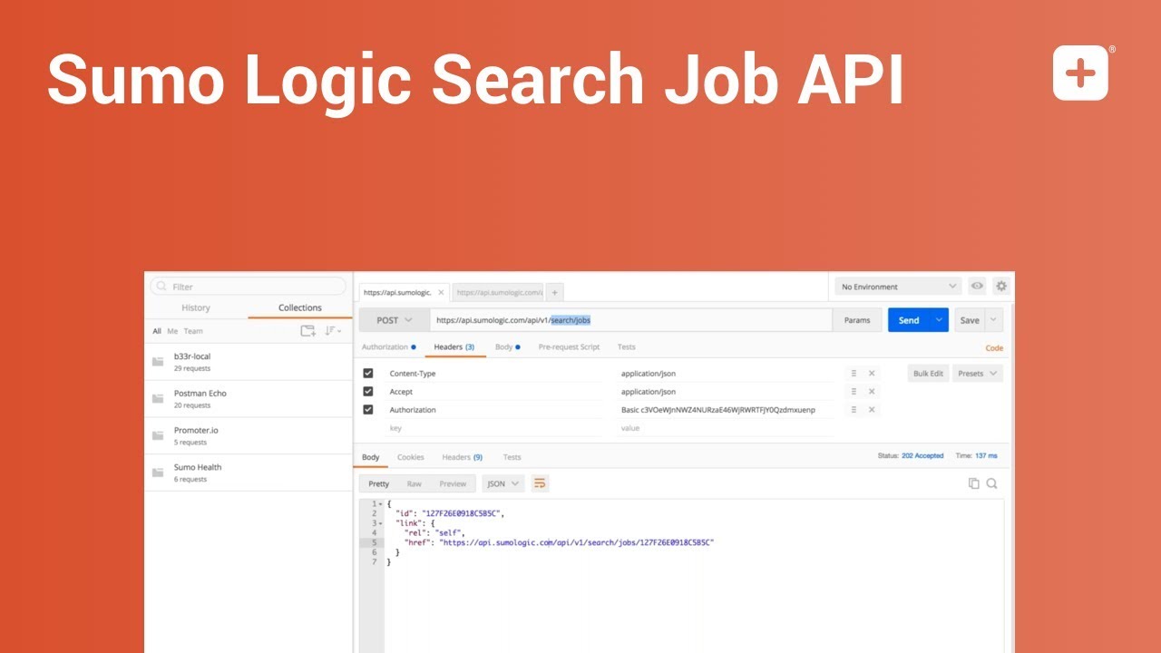 Sumo Logic Search Job API