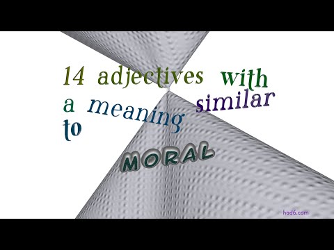 moral - 17 adjectives synonym to moral (sentence examples)