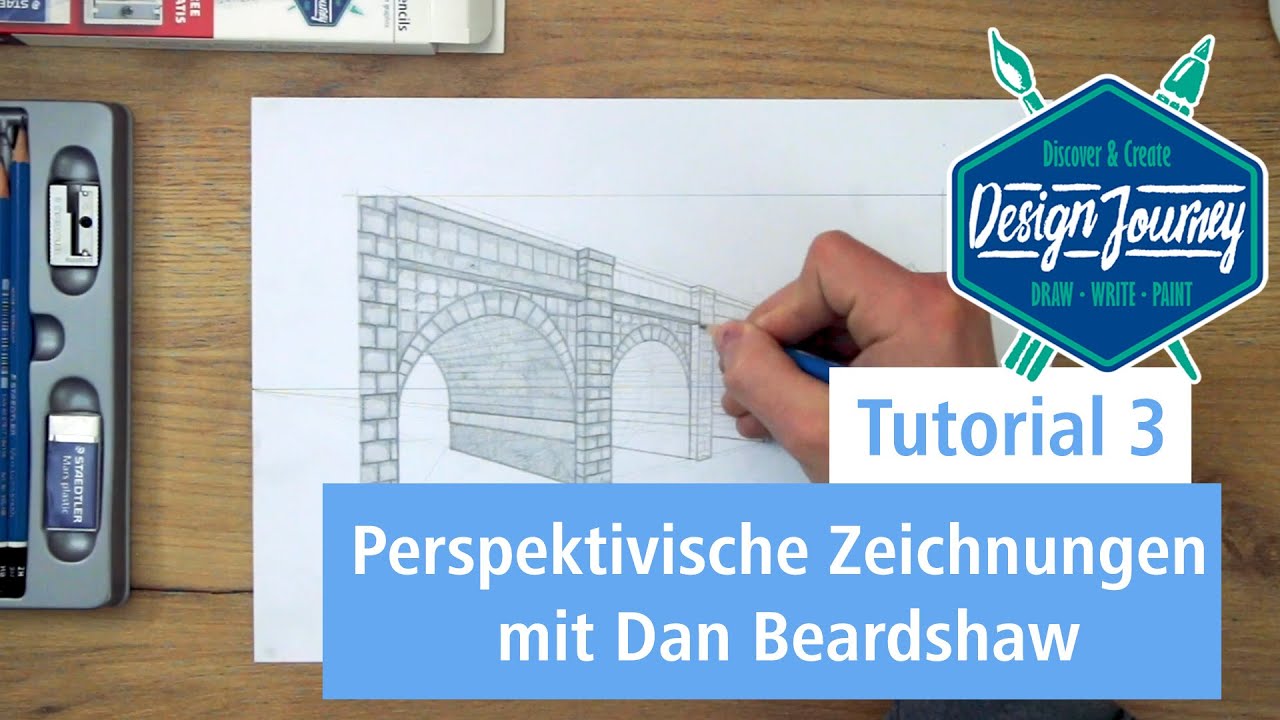 Zweipunktperspektive - Tutorial 3 | STAEDTLER Art Class