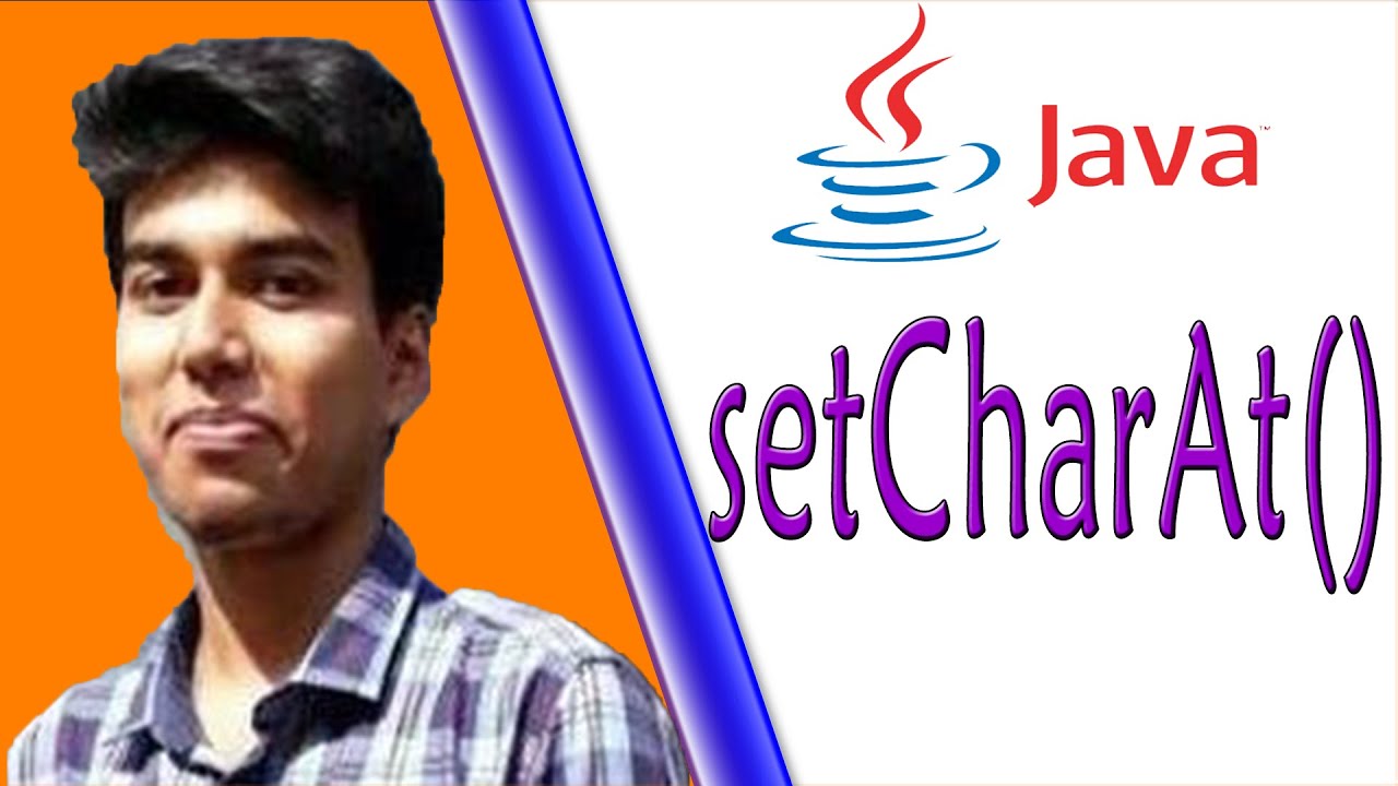 StringBuffer Class setCharAt() method