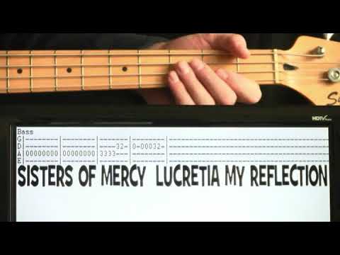 Sisters Of Mercy Lucretia My Reflection Guitar Chords Lesson with Bass Tab