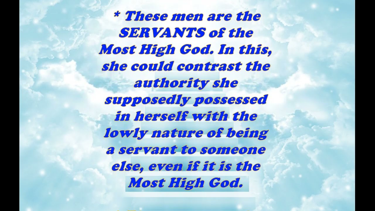 Daily Bible Verse Commentary  -  Acts 16:17