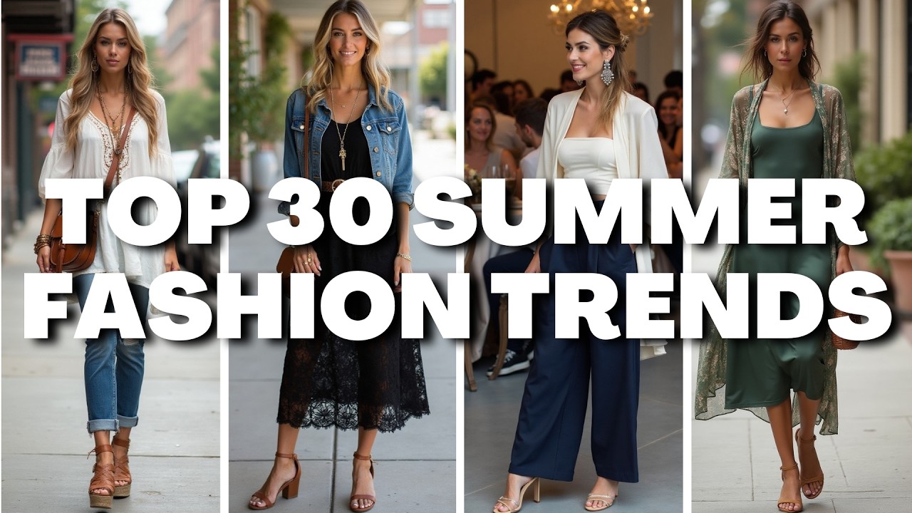 Top 30 Casual Yet Classy Fashion Trends for Summer 2025 : You’ll Absolutely Love These Looks!❤️