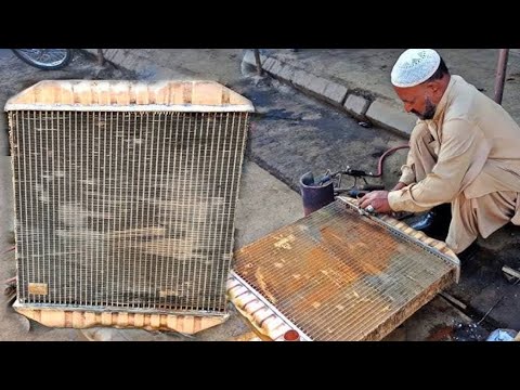 How To Complete Cleaning Process of Hino Truck Rusty Radiator