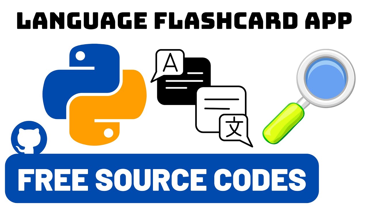 Make Language Flashcards App - Python Tkinter GUI