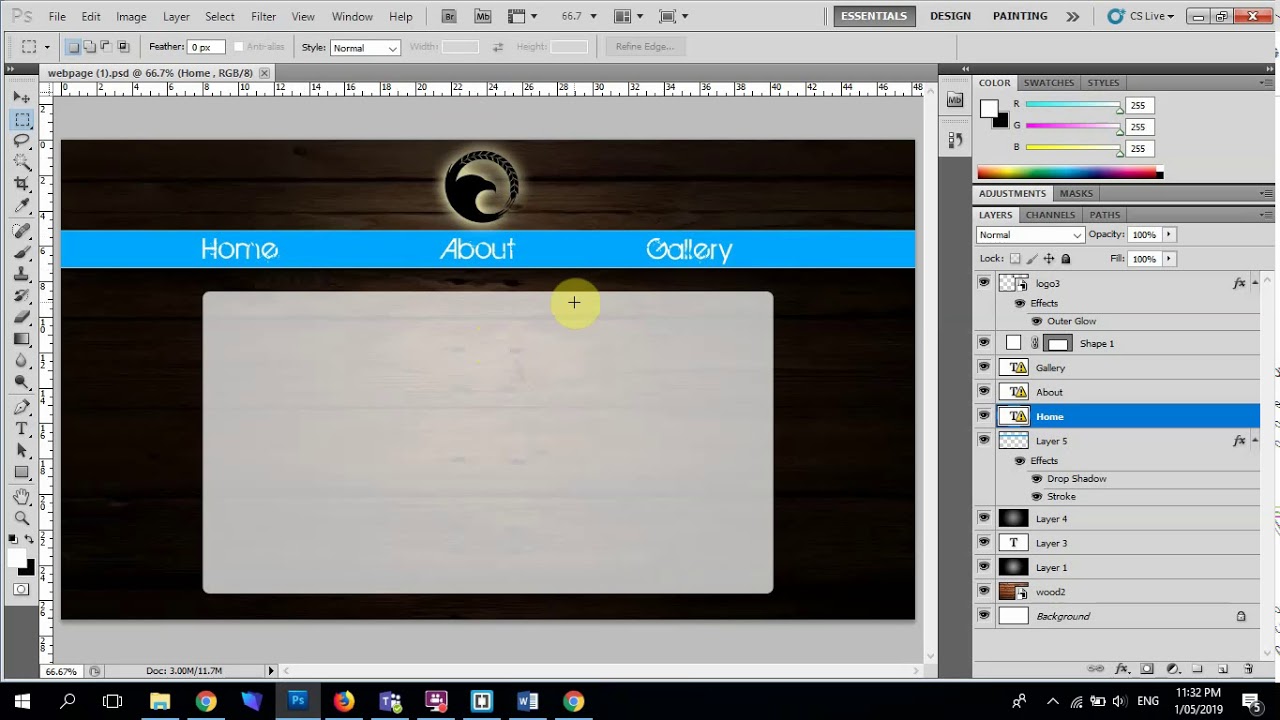 GitHub intro with HTML5 & CSS3