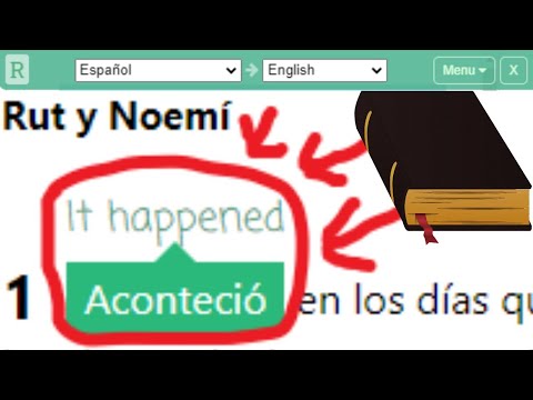 How To Read The Bible In Spanish with Readlang