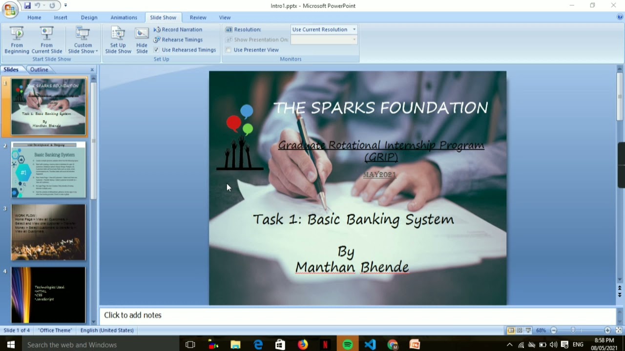 Basic Banking System-TSF