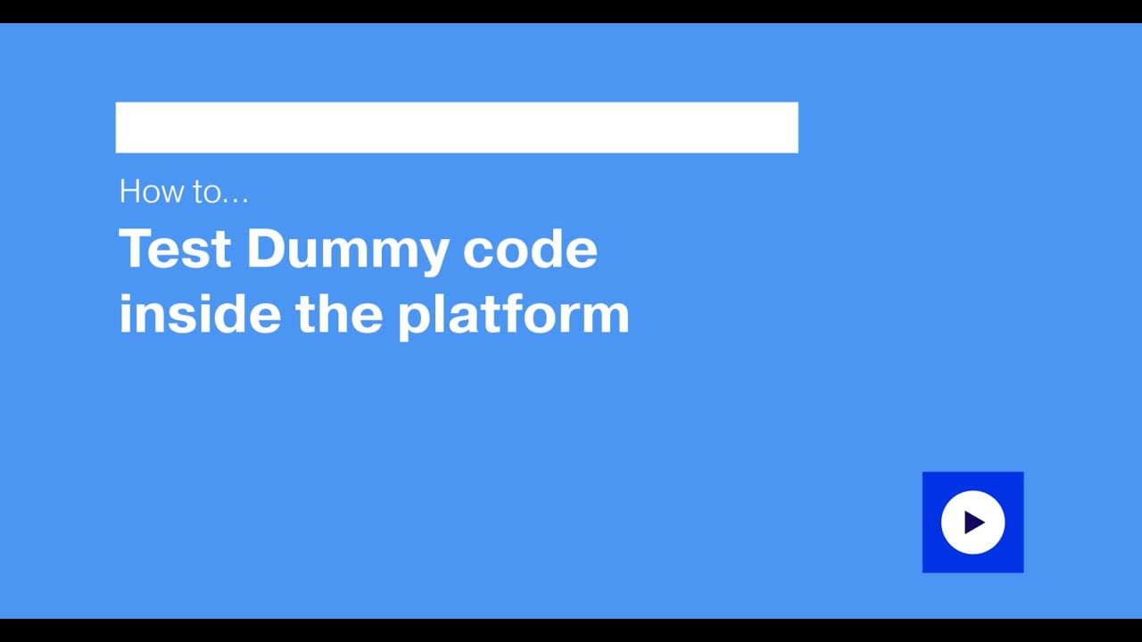 Testing Dummy code inside the CloudBlue Connect