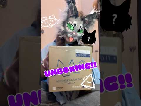 🐾 I definitely recommend! His Etsy is WildkatzShop! #therian #furry #theriangear #unboxing #fyp