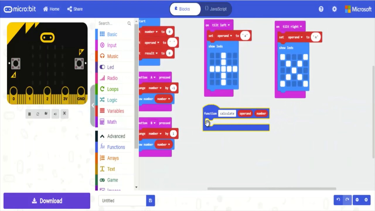 17 | Basic Calculator | micro:bit | Codementum STEM