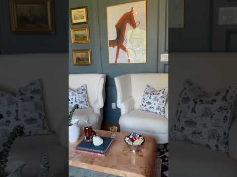 A Handsome Retreat | Home Inspiration #interiordesign #artwork #homedecor