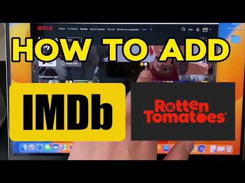 How to ADD IMDB & Rotten Tomatoes RATINGS onto Netflix!