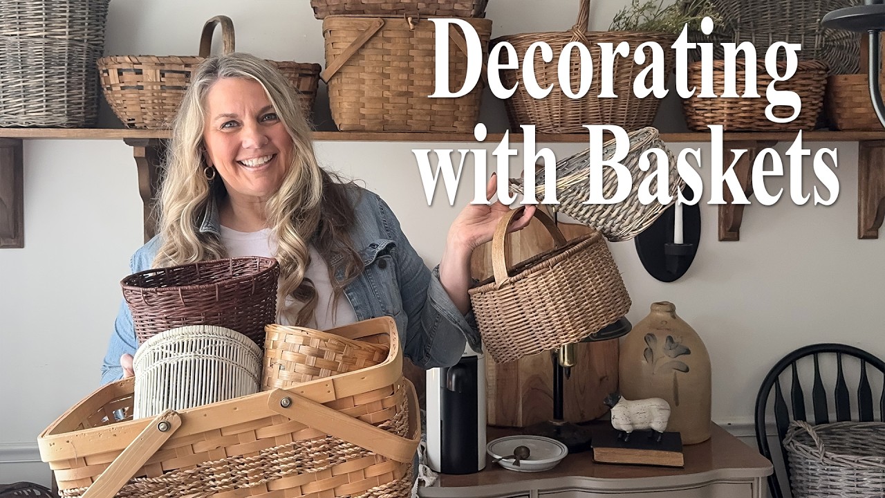 Decorating with Baskets | Basket Shelf & Decorating Ideas