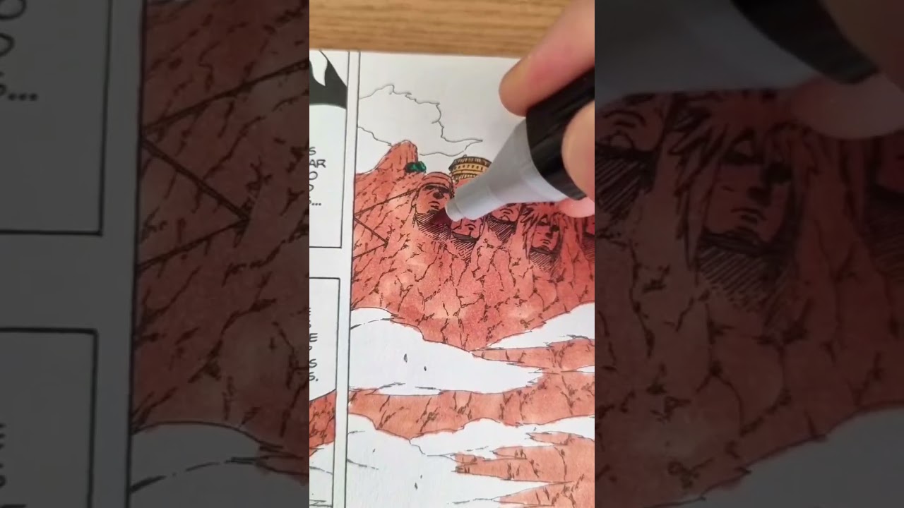 Coloring Manga Naruto #naruto #color #manga #anime