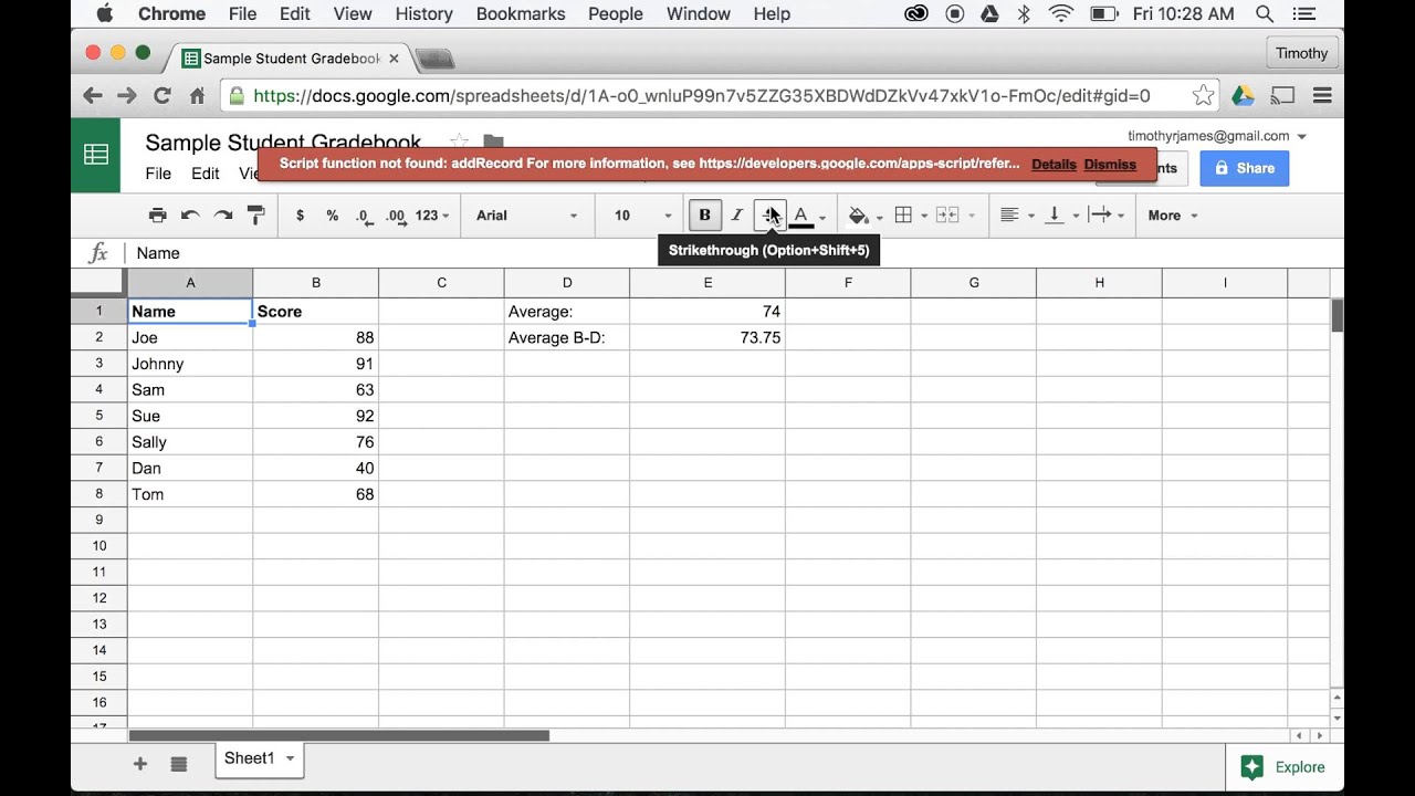 How can I add custom menus in Google Sheets using JavaScript?