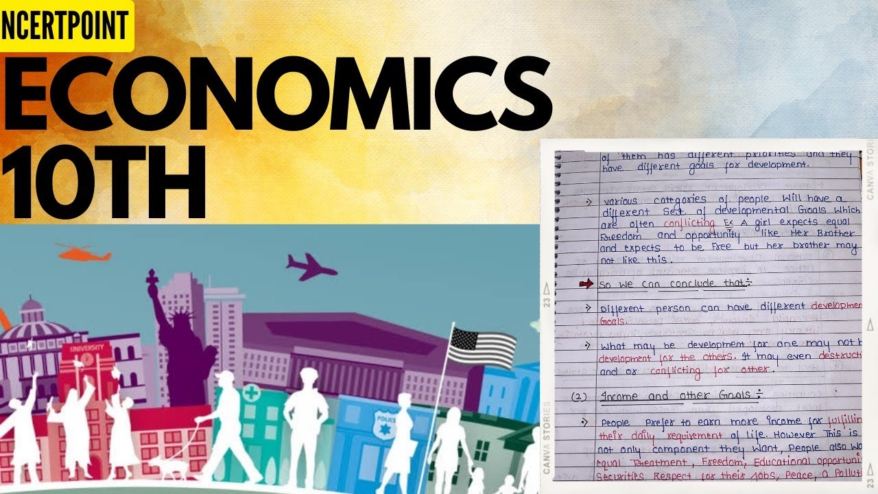 Notes Class 10 Economics Chapter 1 Development  for 2023-2024  board exams