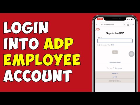 How To Login Into ADP Employee Account (2024)