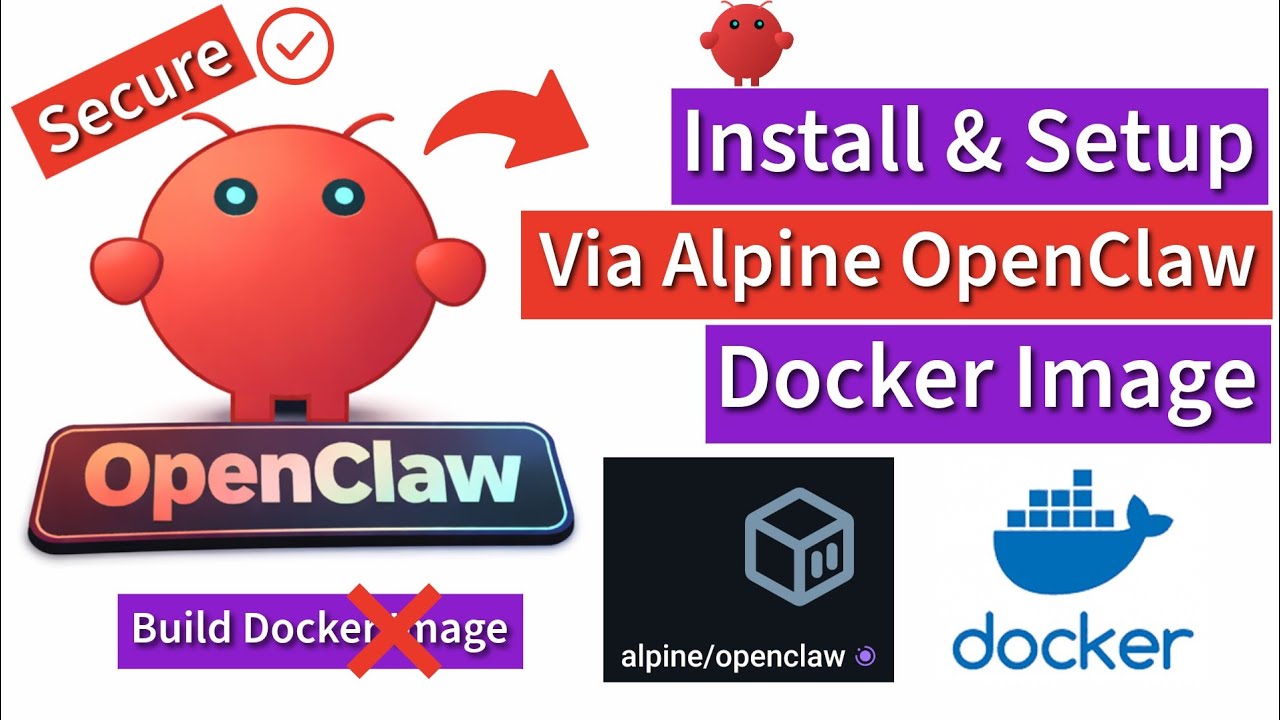 Install & Setup OpenClaw Using Alpine Docker Image | Free Model & API Provider | ClawdBot, MoltBot