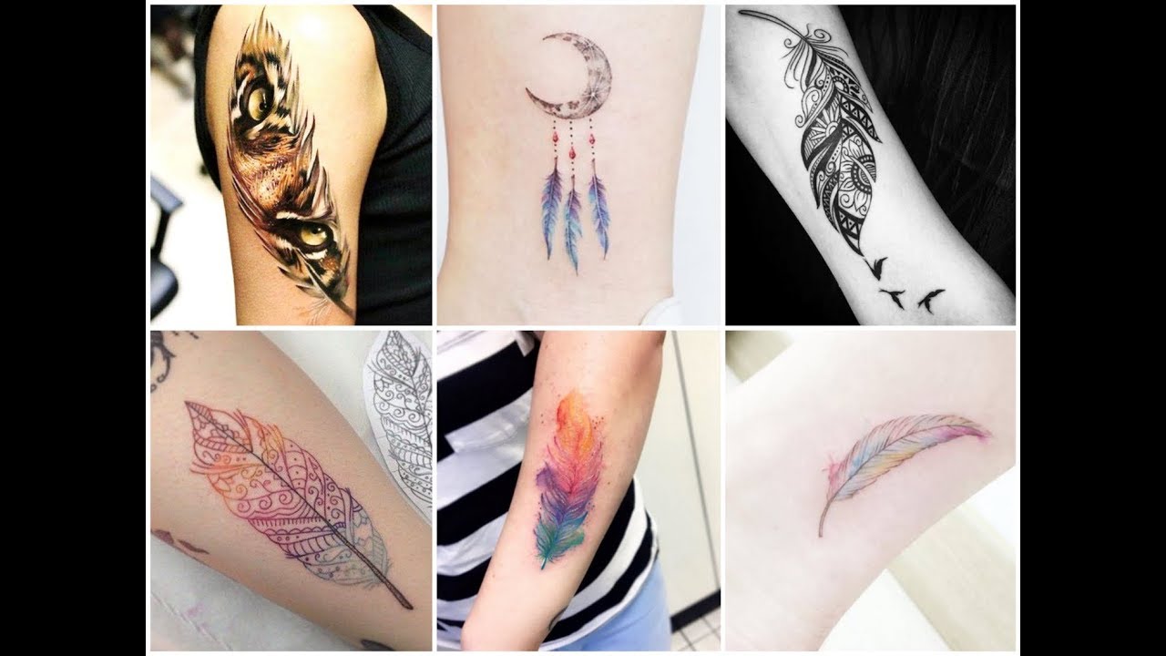 Top-50 Perfectly Feather Tattoo Design Ideas