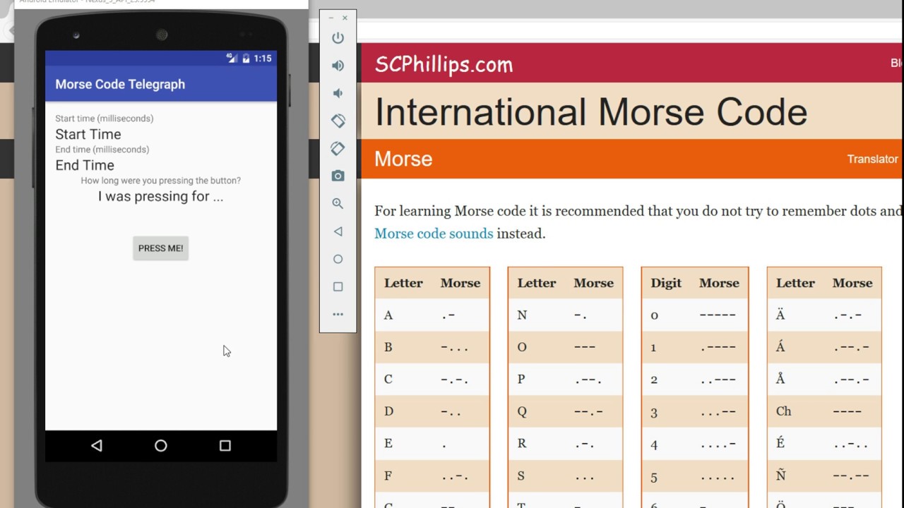 Android Internal Storage Tutorial, Morse Code App - part 4, reading from file 2