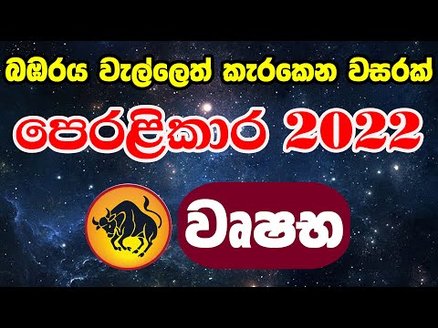 2022 Wrushaba Horoscope | hiru tv Lagna Palpaala | nishantha perera astrology