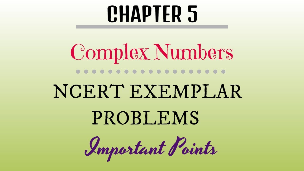 NCERT Exemplar problems| Important points| Triangle Inequality| CHAPTER 5| COMPLEX NUMBERS| CLASS 11
