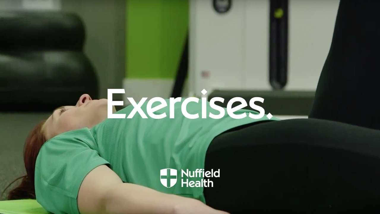 How To Lying Straight Leg Raise | Nuffield Health