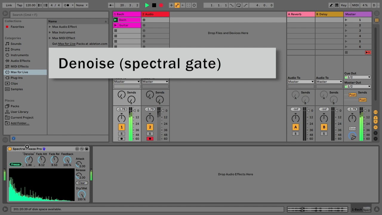 Max for Live: Spectral Freeze Pro