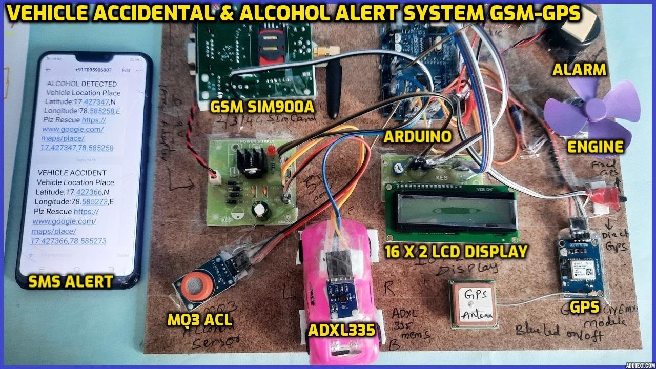 Innovative Vehicle Accident Prevention and Alcohol Detection System Using Arduino and GPS ...