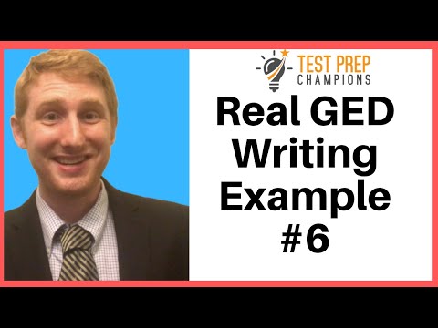 Reviewing A Real GED Writing Example (#6). Tips and Tricks to Write the GED Essay!