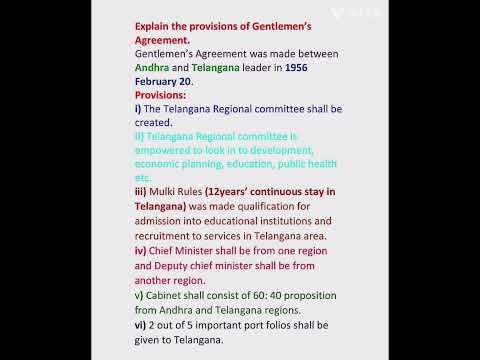provisions of gentlemen's agreement