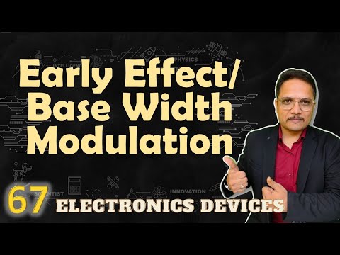 Early Effect or Base Width Modulation in BJT Video Lecture - Crash ...