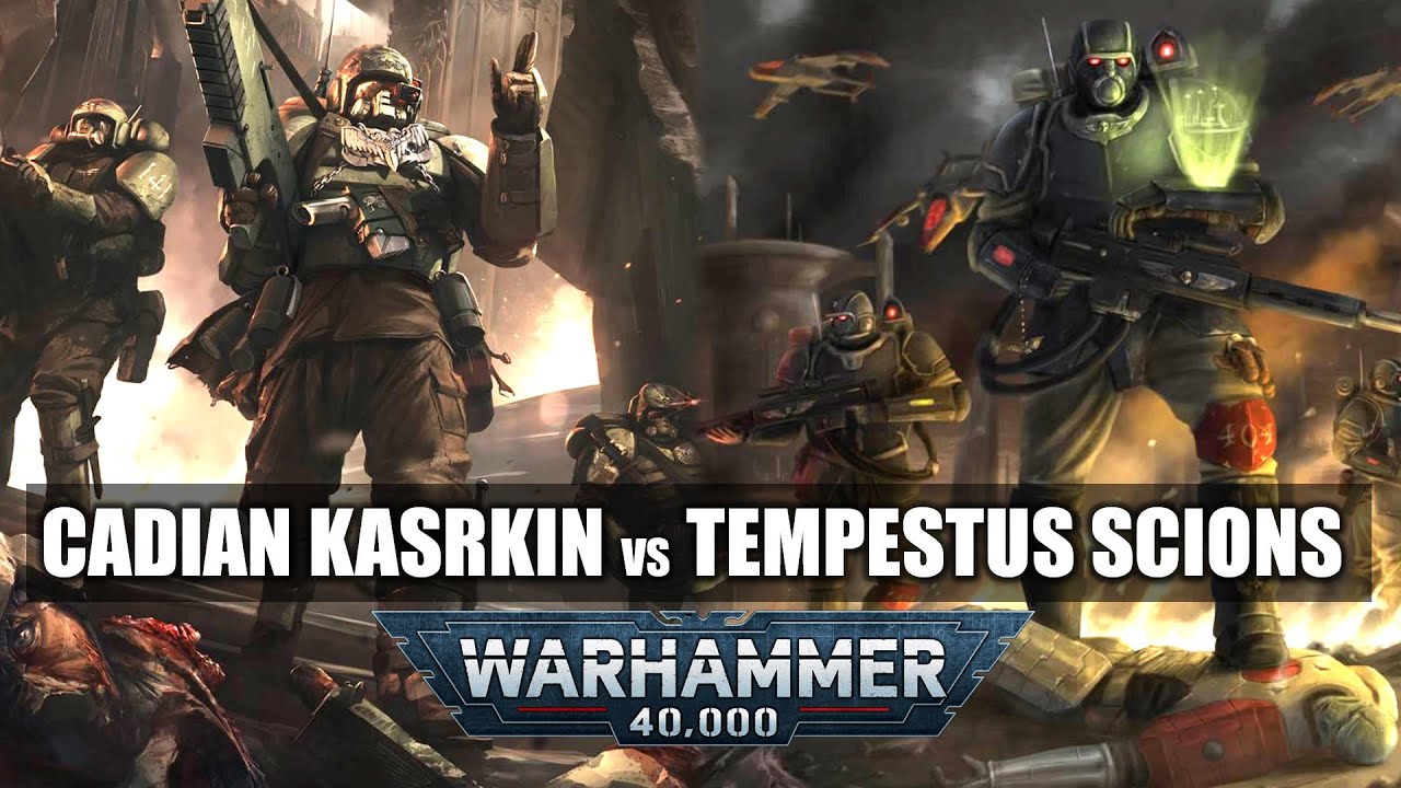 Tempestus Scions vs Cadian Kasrkin Comparison