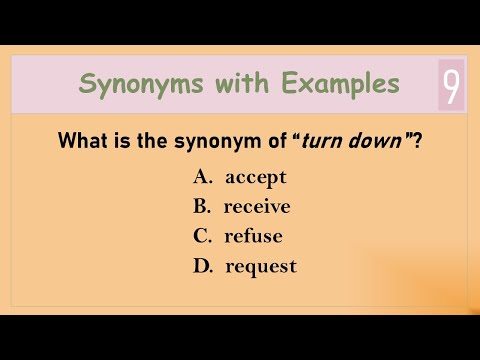 Synonyms with Examples 9 | English Vocabulary Practice Test | Test Your English Vocabulary Skills