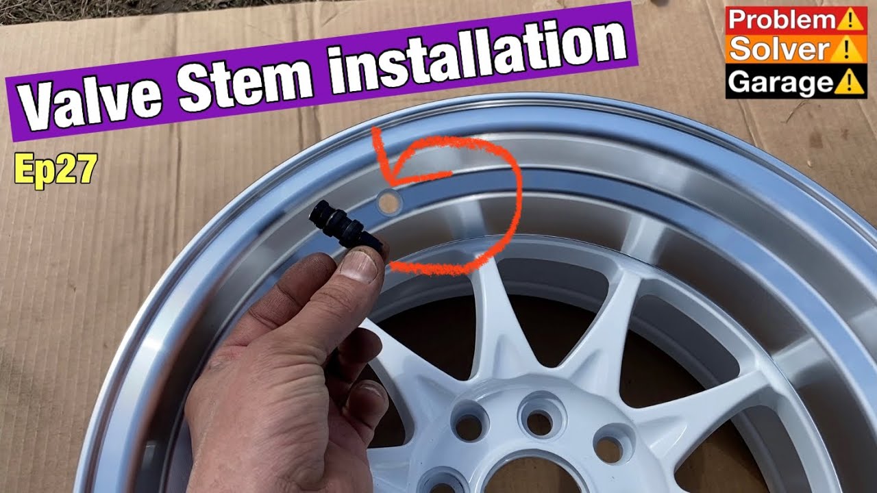 Valve ￼stem installation ￼( bolt on valve stems) ￼